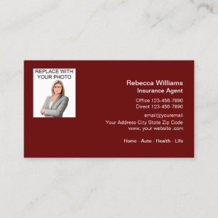 Life Insurance Business Cards - Business Card Printing | Zazzle