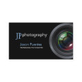 Professional Photographer Camera Lens Business Card | Zazzle