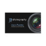 Professional Photographer Camera Lens Business Card | Zazzle
