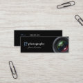 Professional Photographer Camera Lens Mini Business Card | Zazzle