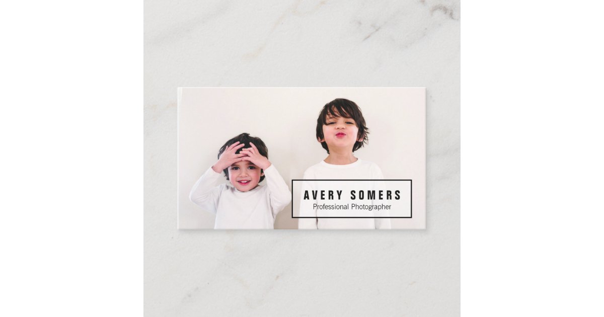 Professional Photographer Photography Photo Card | Zazzle.com