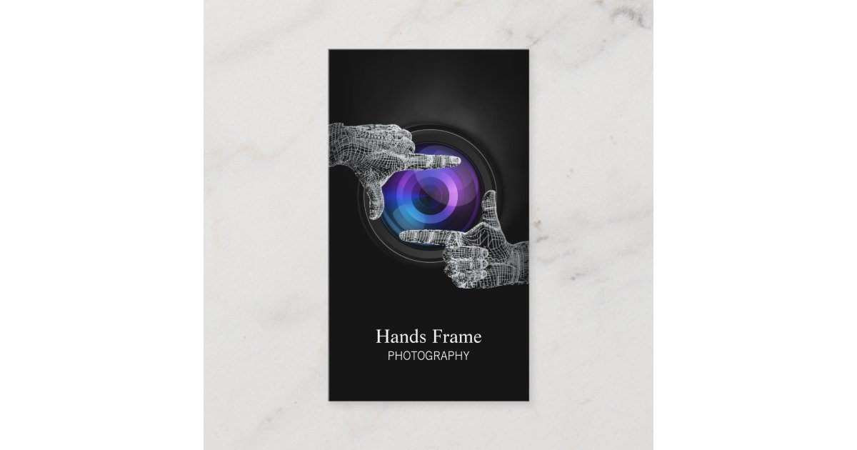 Professional Photography Photographer Business Card | Zazzle