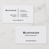 Professional Plain Elegant Modern Computer Repair Business Card | Zazzle