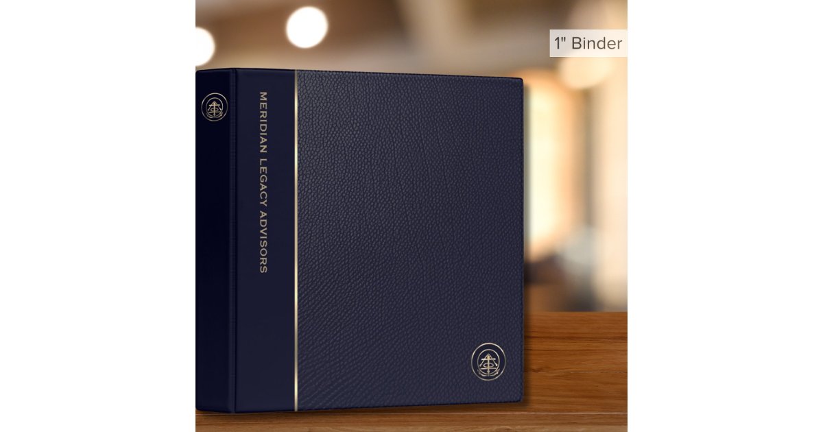 Professional Presentation Binder | Zazzle