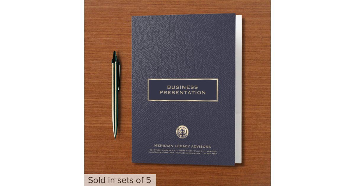Professional Presentation Folders | Zazzle