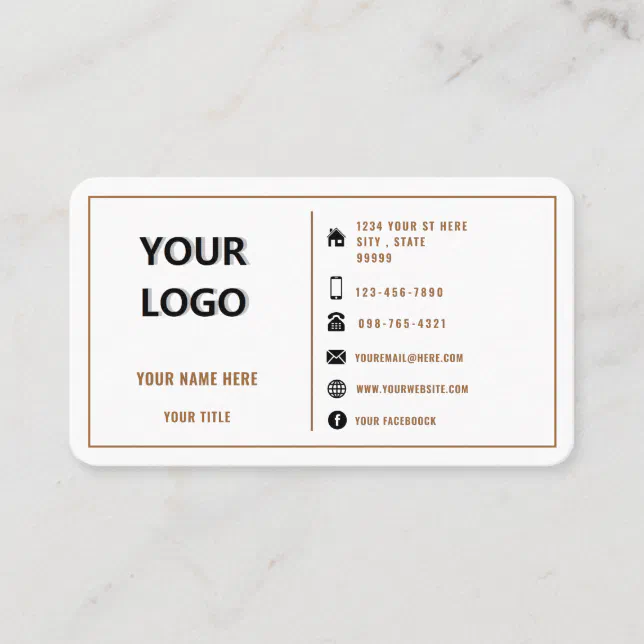 Professional Promotional Business Card Template | Zazzle