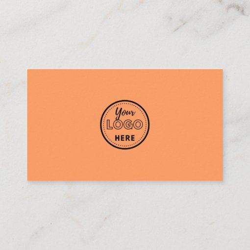 Professional Qr Code Logo Modern Trendy Orange Business Card | Zazzle Professional Qr Code Logo Modern Trendy Orange Business Card | Zazzle
