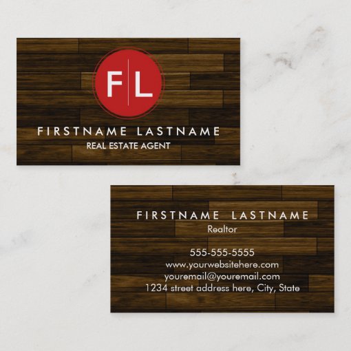 Professional Real Estate Agent Business Cards | Zazzle