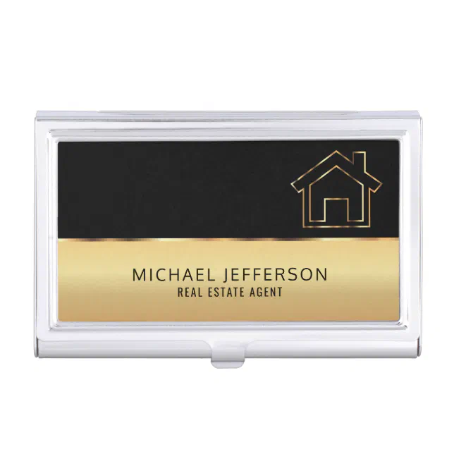 Professional Realtor Business Card Case | Zazzle