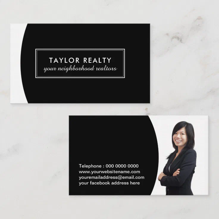 Professional Realtor Business Card Template | Zazzle