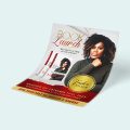 Professional Red & Gold Book Launch Flyer | Zazzle