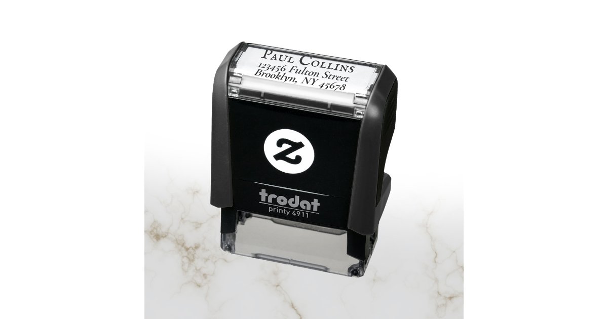 Professional Return Address Self-inking Stamp | Zazzle