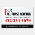 Professional Roofing Service Sign | Zazzle