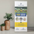 Professional School Logo Photo Collage Marketing Retractable Banner ...