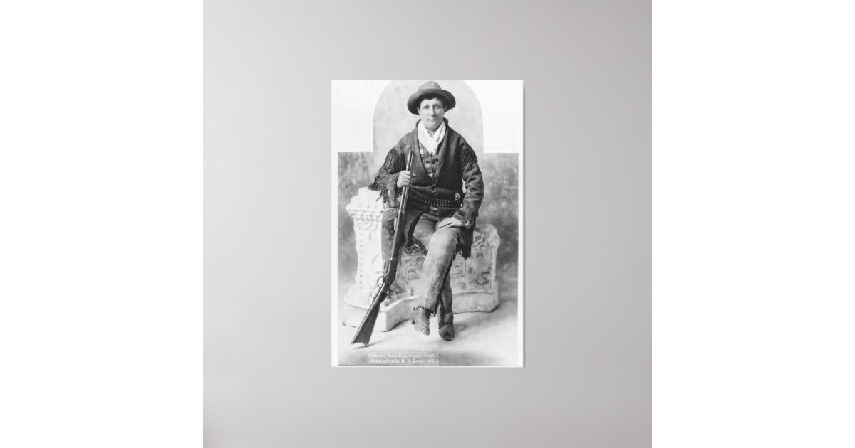 Professional Scout Calamity Jane 1895 Canvas Print | Zazzle