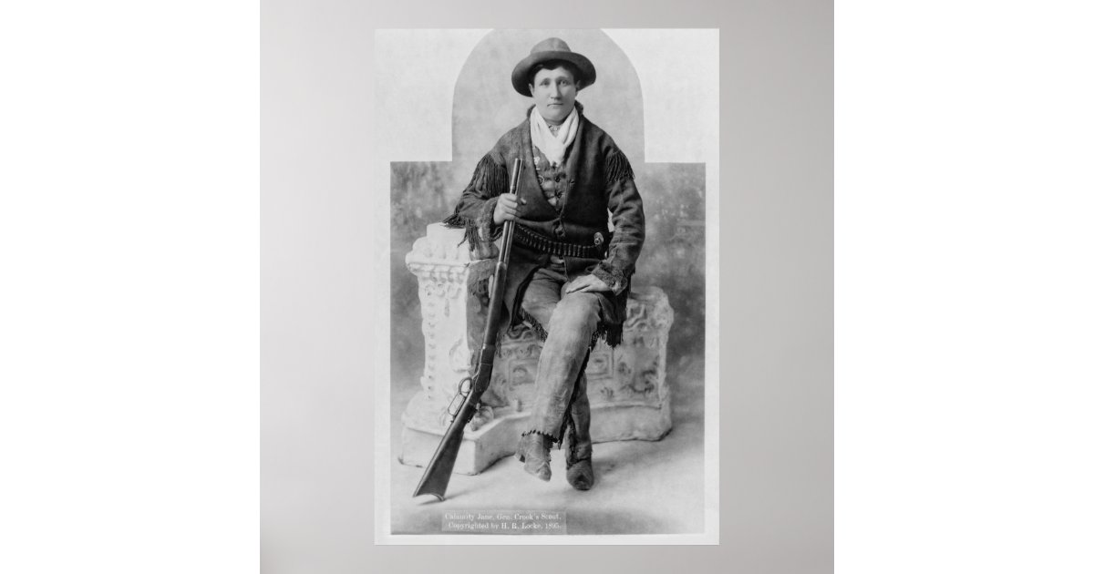 Professional Scout Calamity Jane 1895 Poster | Zazzle