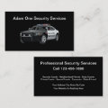 Professional Security Services Business Card | Zazzle