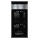 Professional Silver Stripe Service Menu | Zazzle