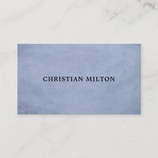 Professional Simple Elegant Texture Light Blue Business Card | Zazzle.com