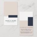 Professional Simple Modern Geometric Business Card | Zazzle