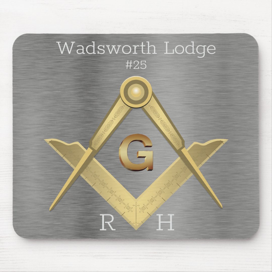 Professional Square and Compass Masonic Mouse Pad | Zazzle