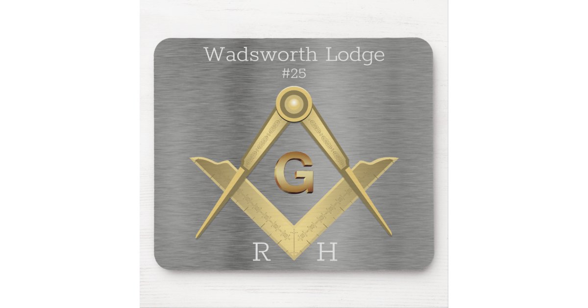 Professional Square and Compass Masonic Mouse Pad | Zazzle