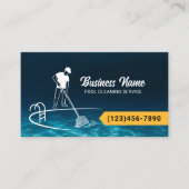 Professional Swimming Pool Cleaning Service Business Card | Zazzle