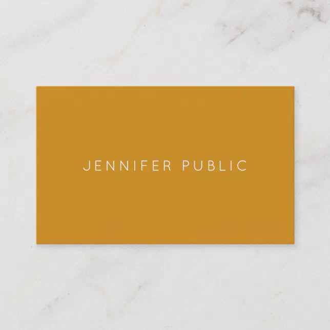 Professional Template Sophisticated Trend Colors Business Card | Zazzle