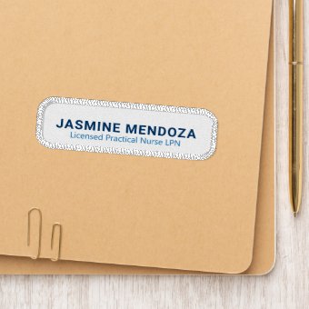 Professional Template Uniform Name Patch | Zazzle