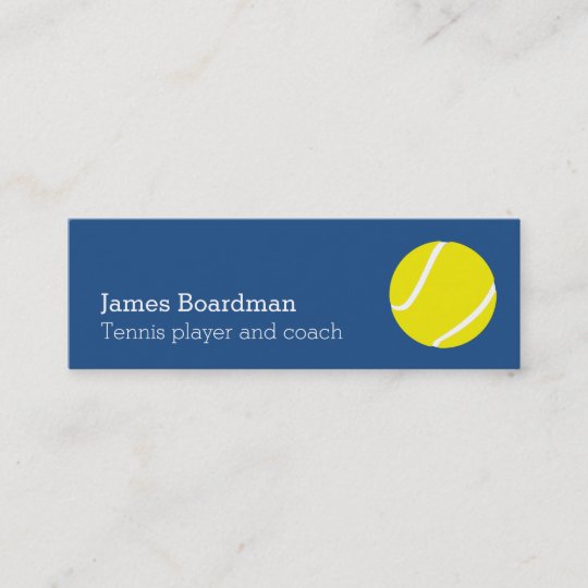 Professional tennis coach business cards | Zazzle.com