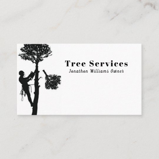 Professional Tree Trimming Services Business Card | Zazzle.com