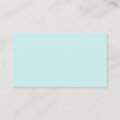 Professional Turquoise Logo QR Code Modern Business Card | Zazzle