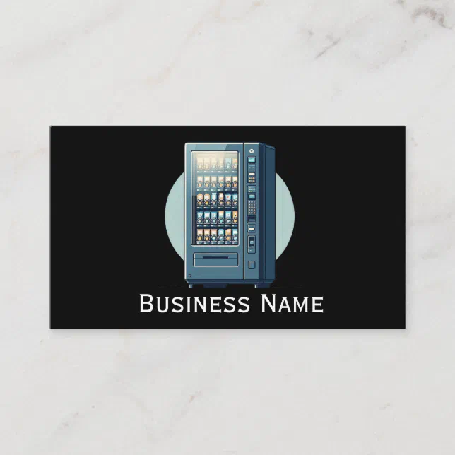 Professional Vending Machine Business Card | Zazzle