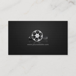 Professional Video Film Editor Cutter Director Business Card | Zazzle