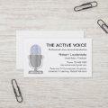 Professional Voice Actor Business Cards Design | Zazzle