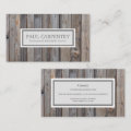 Professional Wood Carpenter Business Card | Zazzle
