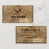 Professional Wood Construction Carpentry Repair Business Card | Zazzle