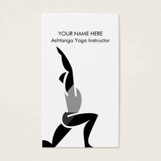 Yoga Pose Groupon Business Card | Zazzle.com