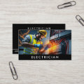 Professionsal Electrician AP75 Photo QR Business Card | Zazzle