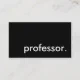 professor. business card | Zazzle