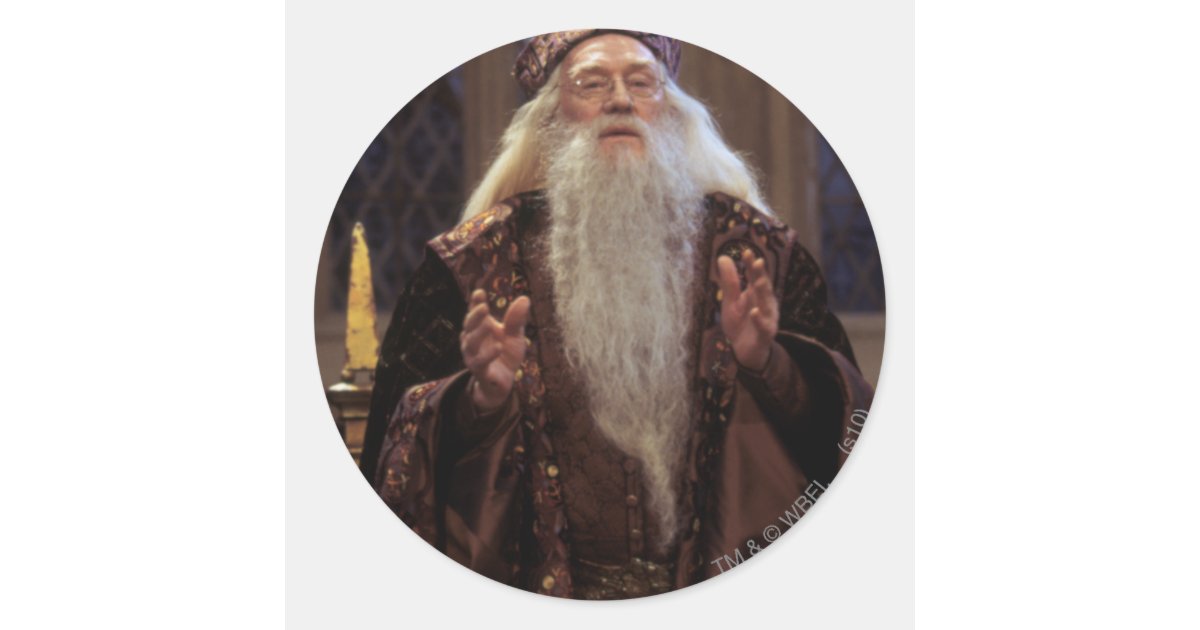 Professor Dumbledore Classic Round Sticker | Zazzle
