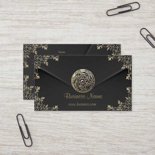 Profile Business Sepia Black Velvet Look Business Card | Zazzle.com