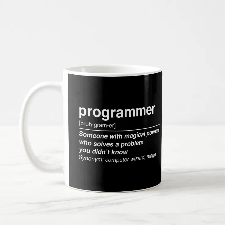 Programmer definition coffee mug | Zazzle