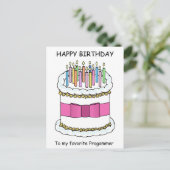 Programmer Happy Birthday Postcard | Zazzle