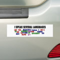 Programmers Have Multiple Programming Skills Bumper Sticker | Zazzle
