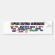 Programmers Have Multiple Programming Skills Bumper Sticker | Zazzle