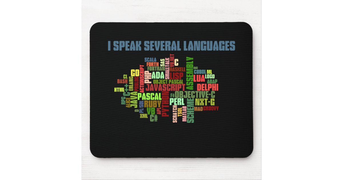 Programmers Have Multiple Programming Skills Mouse Pad | Zazzle