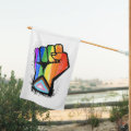 Progress Pride Fist House Flag | Zazzle