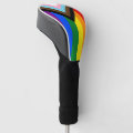 Progress Rainbow Flag golf, Pride golfing / LGBTQ Golf Head Cover | Zazzle