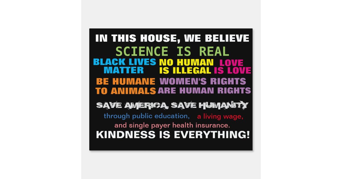 Progressive America Today Yard Sign | Zazzle